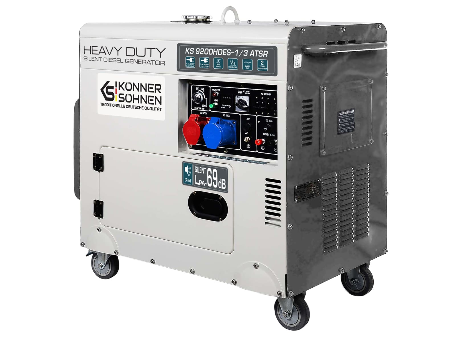 Generator pe motorina Konner & Sohnen KS 9202HDES-1/3 ATSR (EURO II)