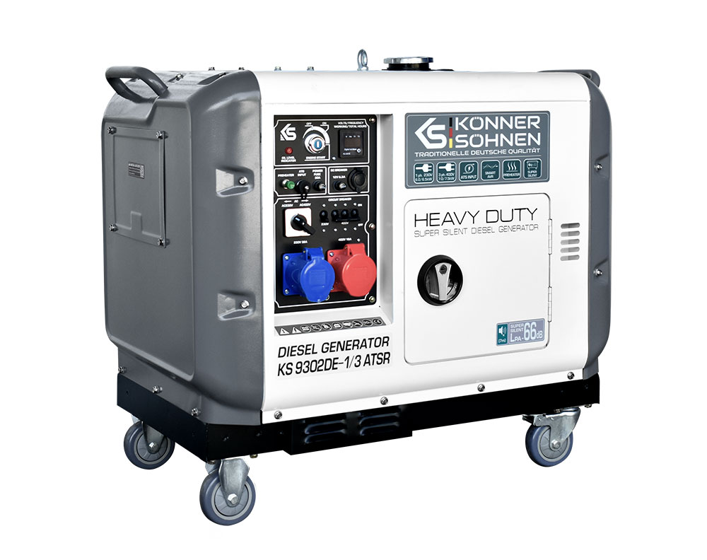Generator pe motorina Konner & Sohnen KS 9302DE-1/3 ATSR SUPER S (EURO II)